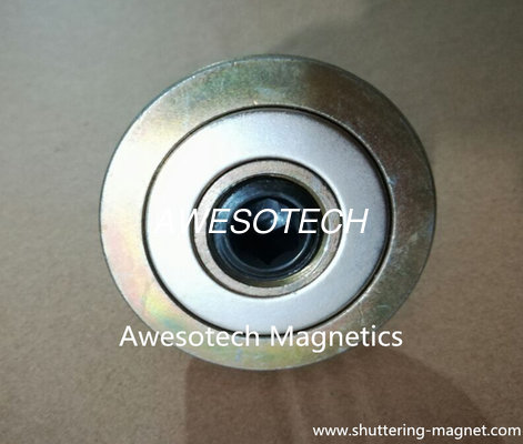 Round Magnets, M16, M20, M24,30,36 threaded Bushing Magnet, Magnetic Fixing Plate supplier